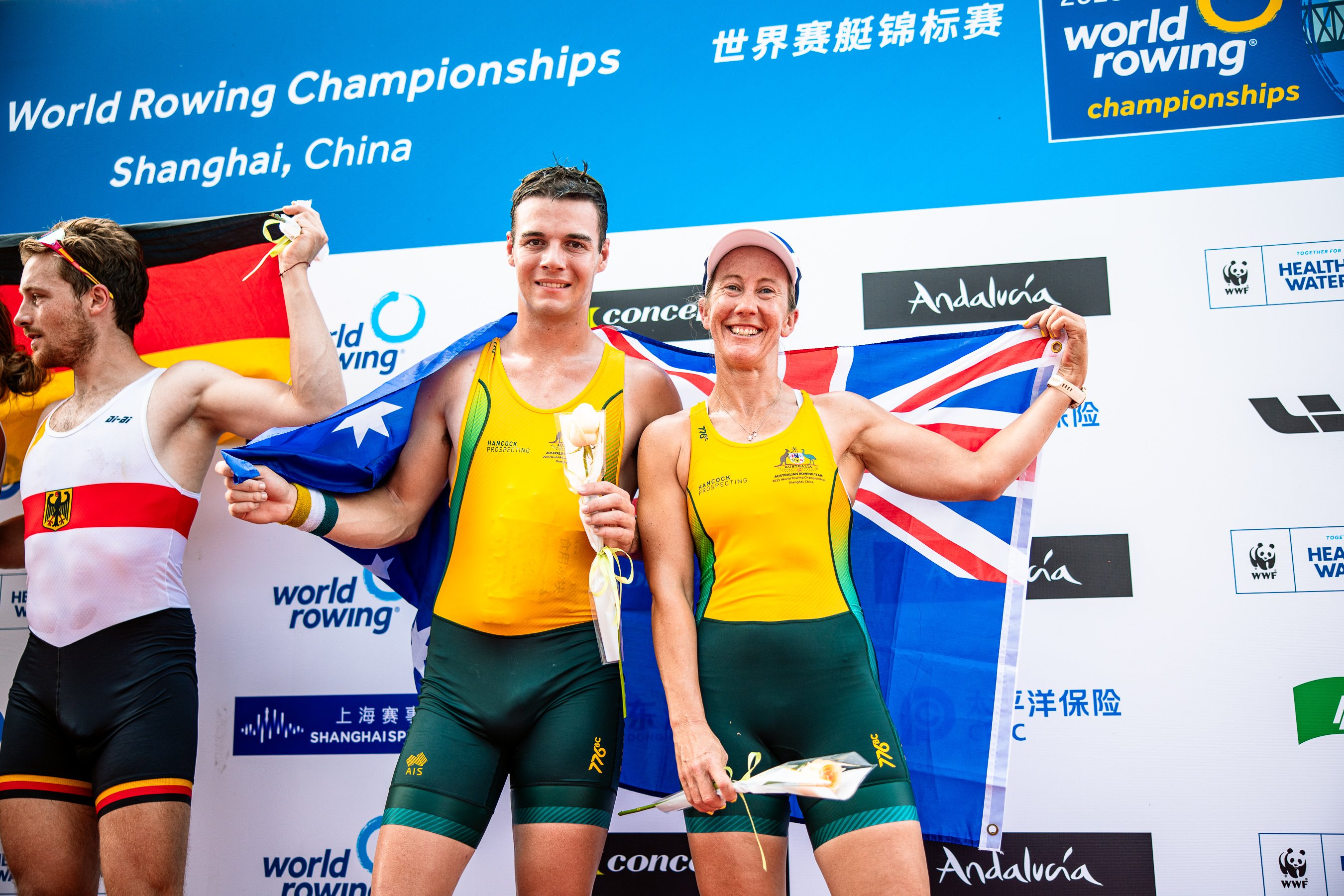 Australian PR3 Mixed Double Sculls win world title Bronze with stunning ...